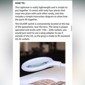 Brightech | Other | Brightech Lightview Magnifying Desk Lamp | Poshmark